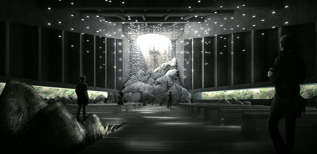The Sunken Shrine of Our Lady of Lourdes of Cabetican - World Buildings ...