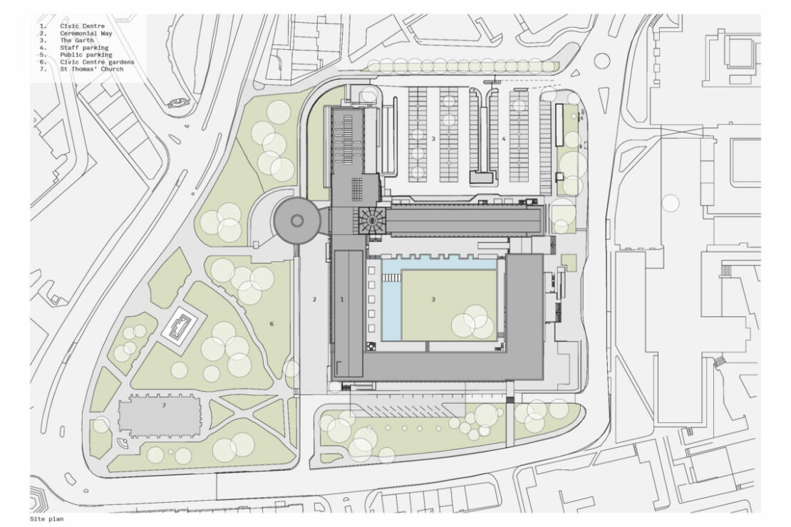 Newcastle Civic Centre - World Buildings Directory | Architecture ...