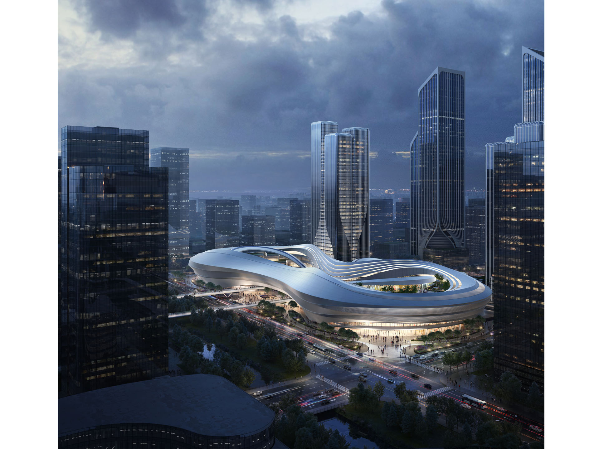 Lingang Open Zone Station TOD project - World Buildings Directory ...